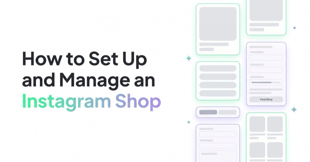 How to Set Up and Manage an Instagram Shop | Space Ads Knowledge base